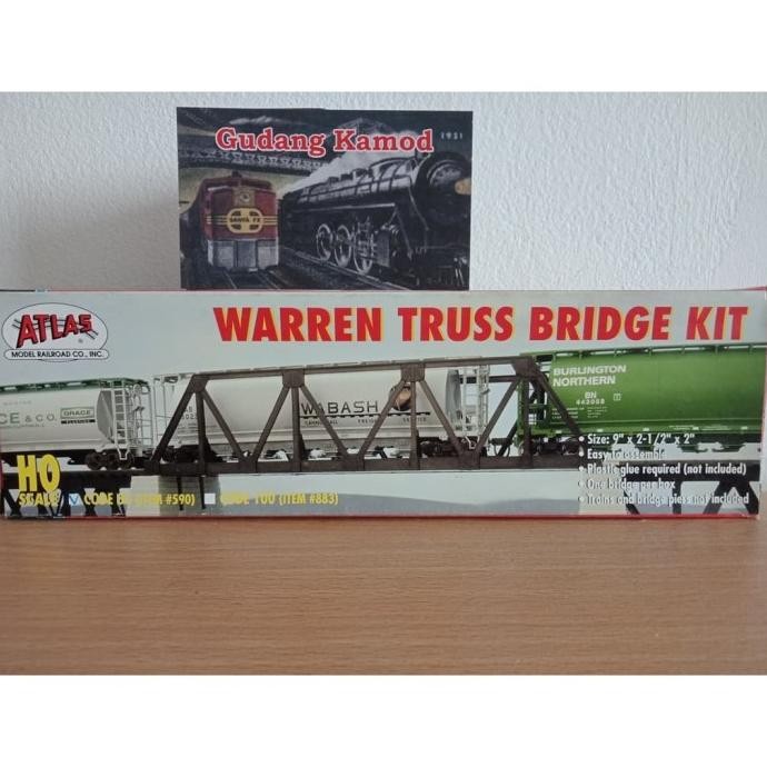 Jual MINIATUR KERETA / ATLAS HO WARREN TRUSS BRIDGE KIT C83 HT | Shopee ...