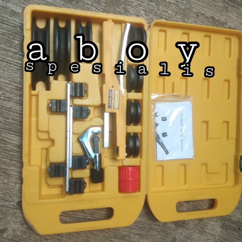 Jual Manual Tube Pipe Bender Bendung Alat Penekuk Pipa 22 mm, pipa ...