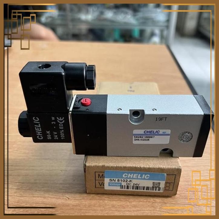 Jual [SRB] SOLENOID VALVE CHELIC NAMUR TYPE SN 8102-K 5/2 WAY DRAT 1/4 INCH ORI | Shopee Indonesia