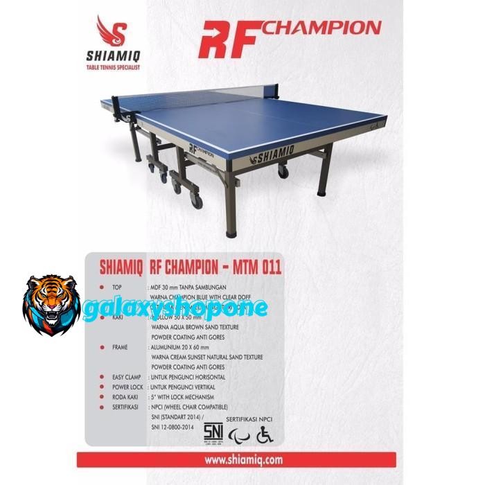 Jual MEJA PINGPONG TENIS MEJA SHIAMIQ RF CHAMPION PRODUK TERBAIK | Shopee Indonesia