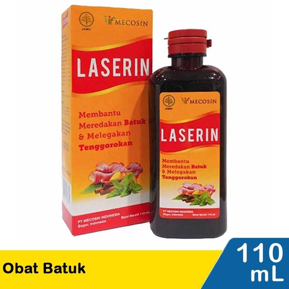 Jual HARGA TERBAIK, HANYA DI SINI! LASERIN SIRUP OBAT BATUK - 110 ML ...