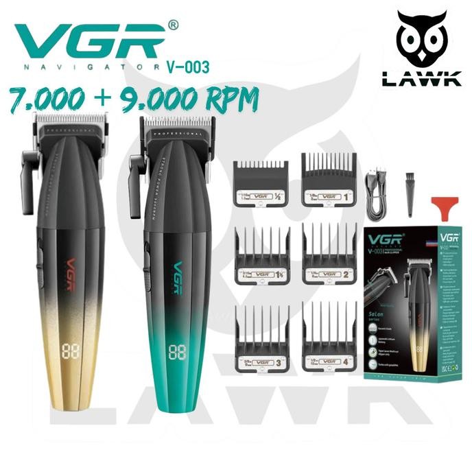 Jual VGR V 003 HAIR CLIPPER PROFESIONAL 9000 RPM 2807T | Shopee Indonesia