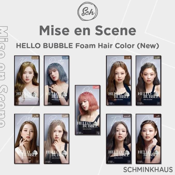 Jual NEWWWW MISE EN SCENE HELLO BUBBLE FOAM HAIR COLOR 2807T | Shopee ...