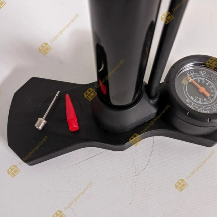 Jual Pompa Angin Sepeda/Pompa Ban Sepeda Motor Bola Tabung Meter ...
