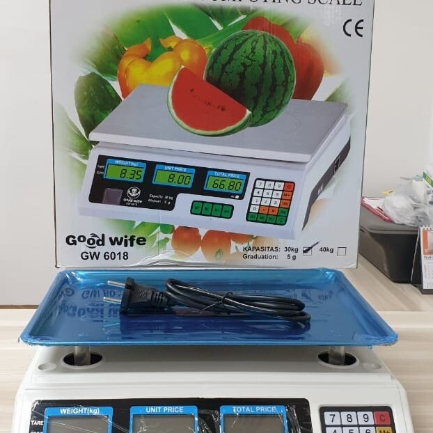 Jual Timbangan Buah Digital Fruits Vegetables Scale Food Stainless ...