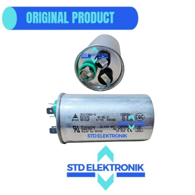 Jual Capasitor Ac Daikin 1/2 Pk Original Epcos 440 Vac - Kapasitor ...