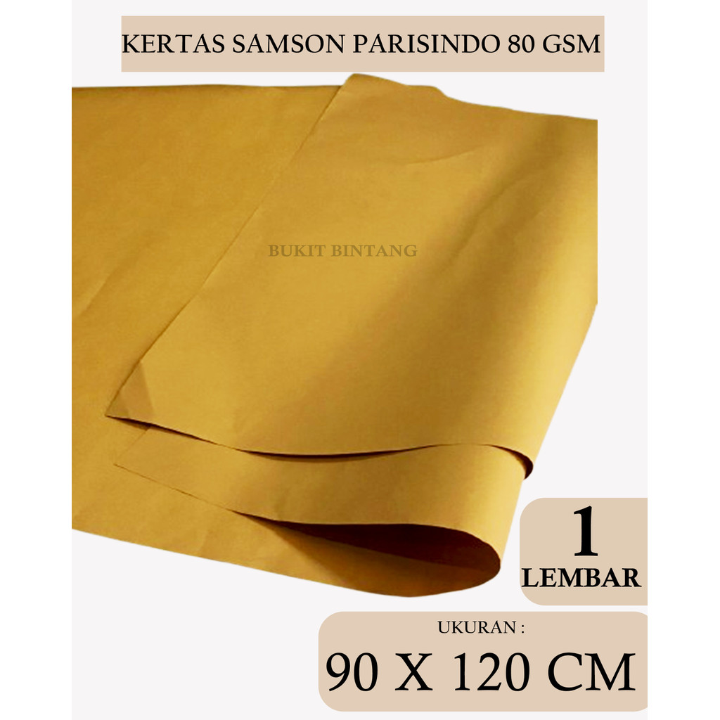 Jual KERTAS SAMSON / KERTAS KRAFT / KERTAS PARISINDO 80 GSM UKURAN ...