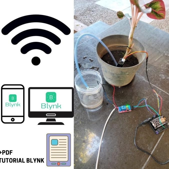 Jual Kit IoT Smart Garden Blynk ESP8266 - Proyek Penyiram Tanaman Otomatis | Shopee Indonesia