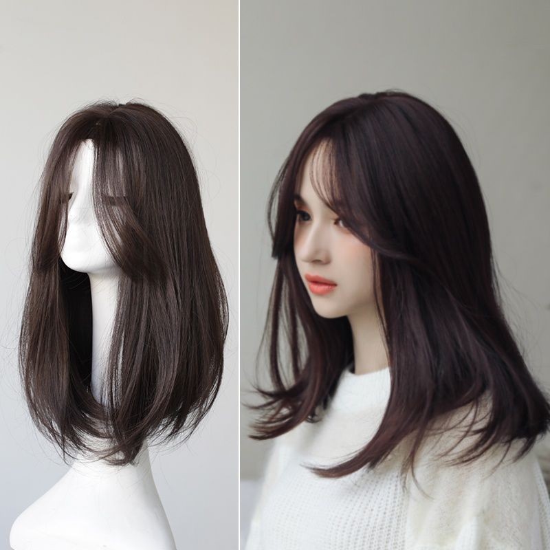 Jual Wig Wanita Full Kepala/Rambut Palsu Wanita Panjang 45CM/Wig Daily ...