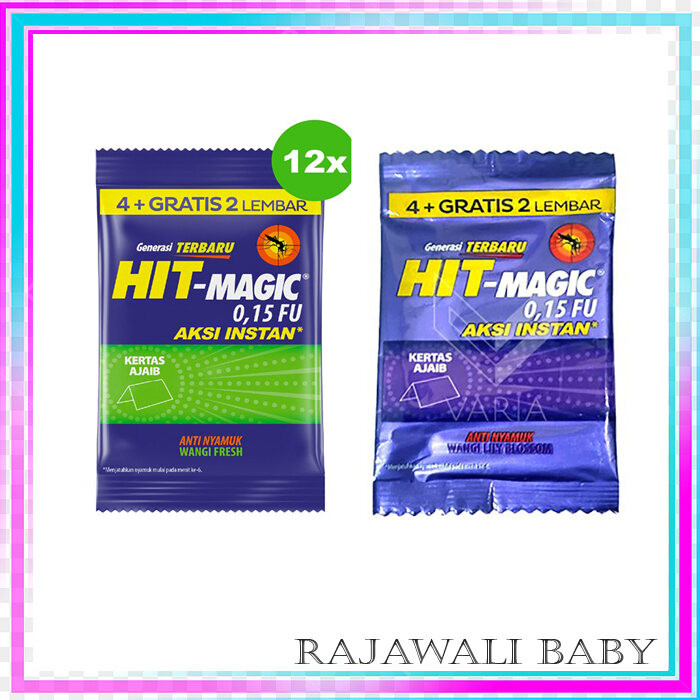 Jual HIT Obat Nyamuk Bakar Isi 12 - Hit Magic Aksi Instant - Obat ...