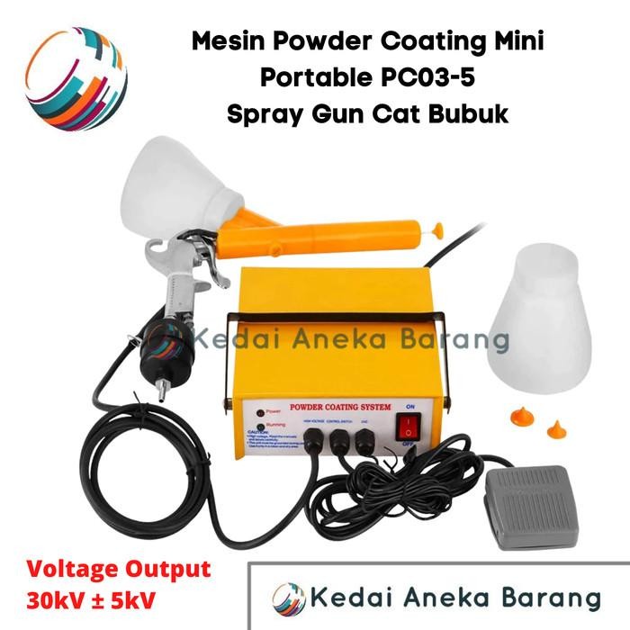 Jual Mesin Powder Coating Portable Mini Spray Gun Oven Cat Bubuk PC03-5 ...