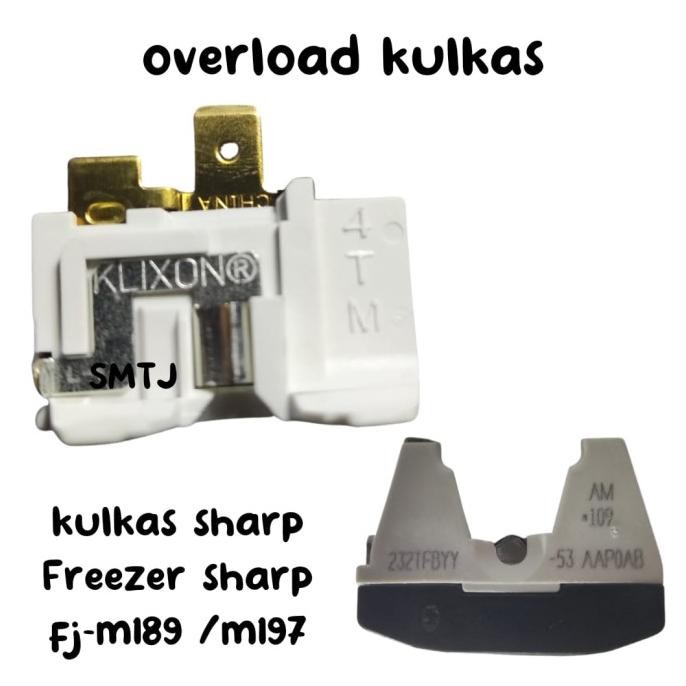 Jual Terlaris overload klixon 4tm relay overload kulkas freezer sharp original SALE | Shopee ...