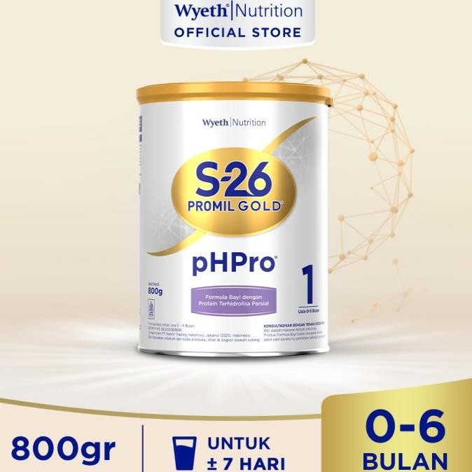 Jual SUSU S-26 PROMIL GOLD PHPRO 800 G PH PRO 1 (NAN PH PRO 1 KEMASAN BARU) | Shopee Indonesia