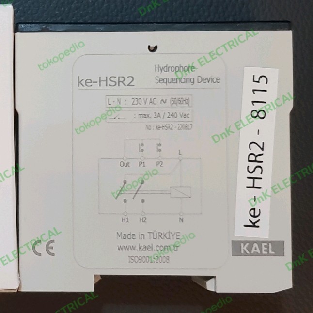 Jual Kael Ke-Hsr2 Hsr 2 Hydrophore Sequencing Relay For 2 Pump Genuine ...