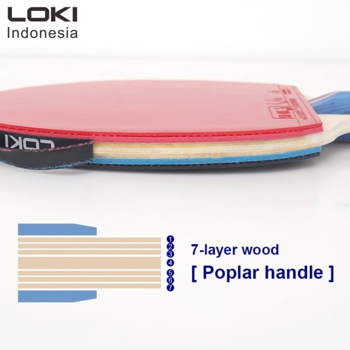 Jual Loki K3000 Pingpong Bat - Table Tennis Racket | Shopee Indonesia