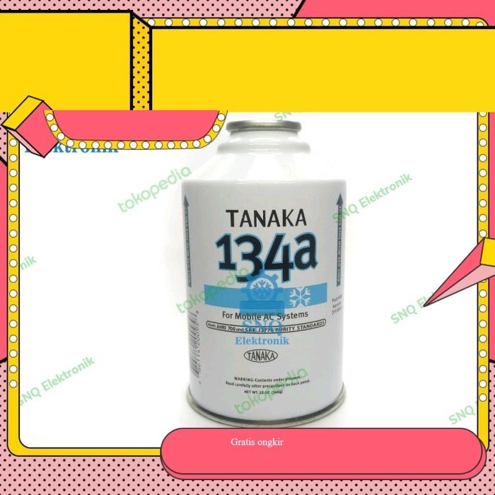 Jual Freon R134a Tanaka 340g / Freon Kulkas, showcase dan AC mobil ...