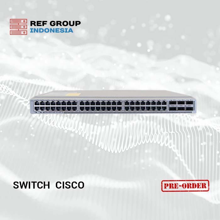 Jual Cisco Nexus N9K-C93108TC-EX Switch 48x 10GbE RJ-45 copper 6x 40/ ...