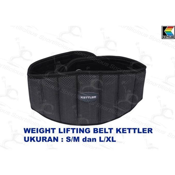 Jual Kettler Weight Lifting Belt Sabuk Angkat Besi Ban Angkat Besi ...