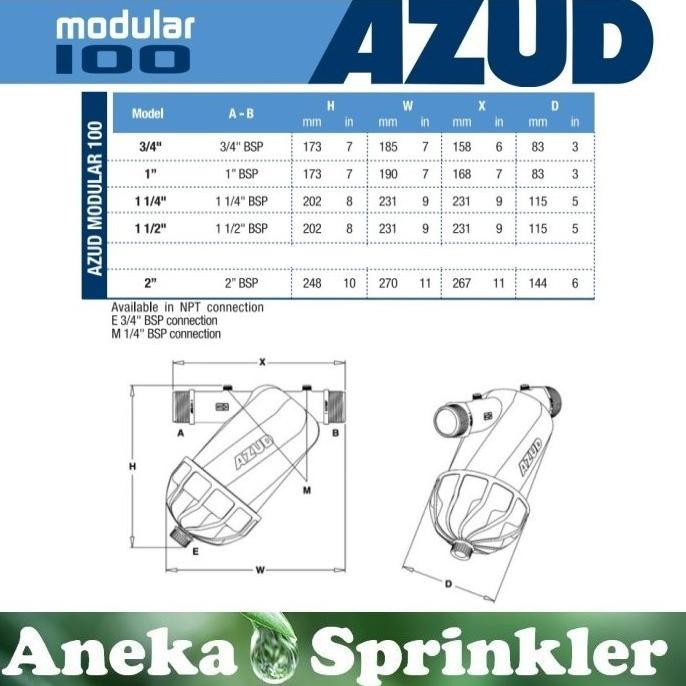 Jual Azud Disc Filter Air Modular 100 2 Inch [ Chetki ] | Shopee Indonesia