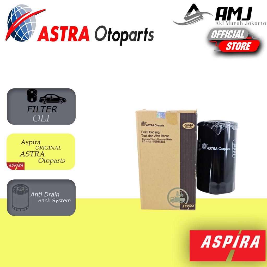 Jual FILTER OLI ASPIRA HINO LOHAN FM 260 / HINO RANGER 15607 ORIGINAL ...