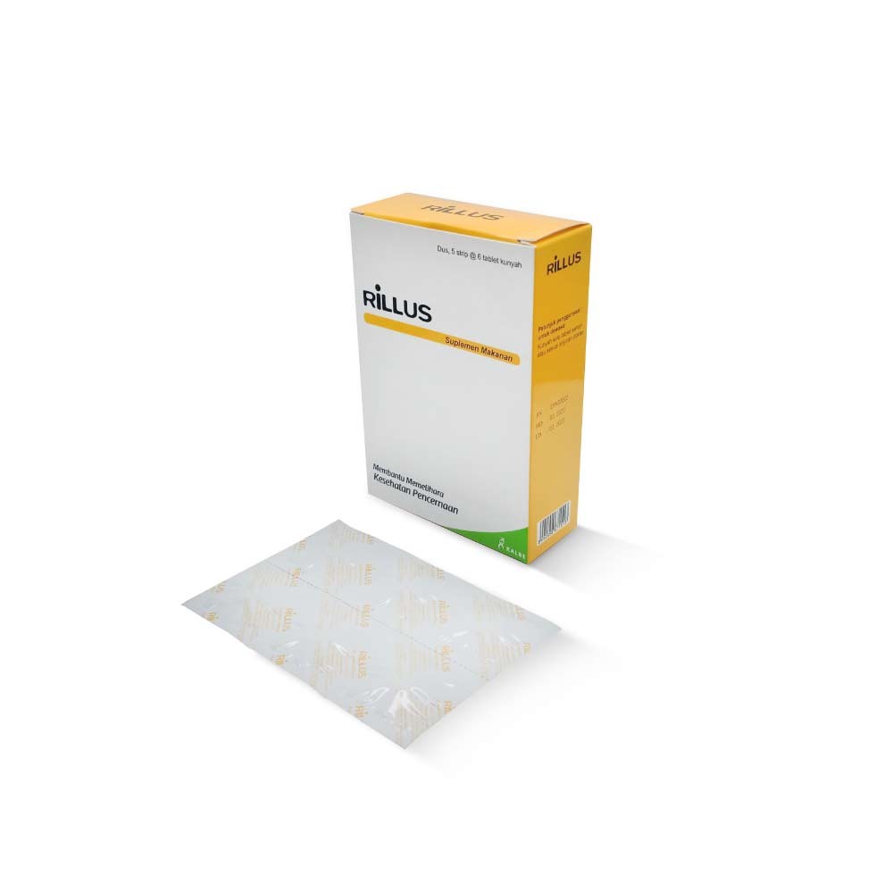 Jual Rillus 6 Tablet - Suplemen Pencernaan Prebiotik Probiotik ...