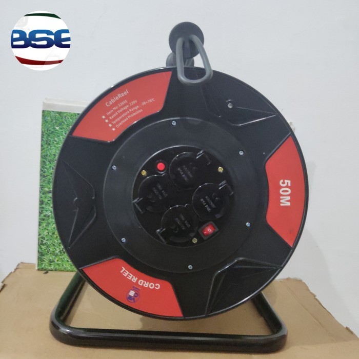 Jual Cable Roll VORGE QB-DXW01 3x1.5mm 50Meter Kabel Roll Panel bukan ...