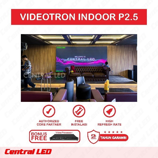 Jual LED VIDEOTRON INDOOR P2.5 FIX INSTALASI - 2 TAHUN GARANSI | Shopee ...