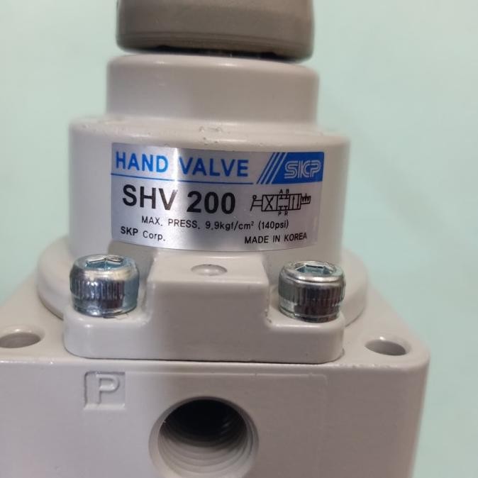 Jual HAND VALVE PNEUMATIC MERK: SKP TYPE: SHV/VH200-02 PORT:1/4" ORIGINAL DAN TERPERCAYA ...