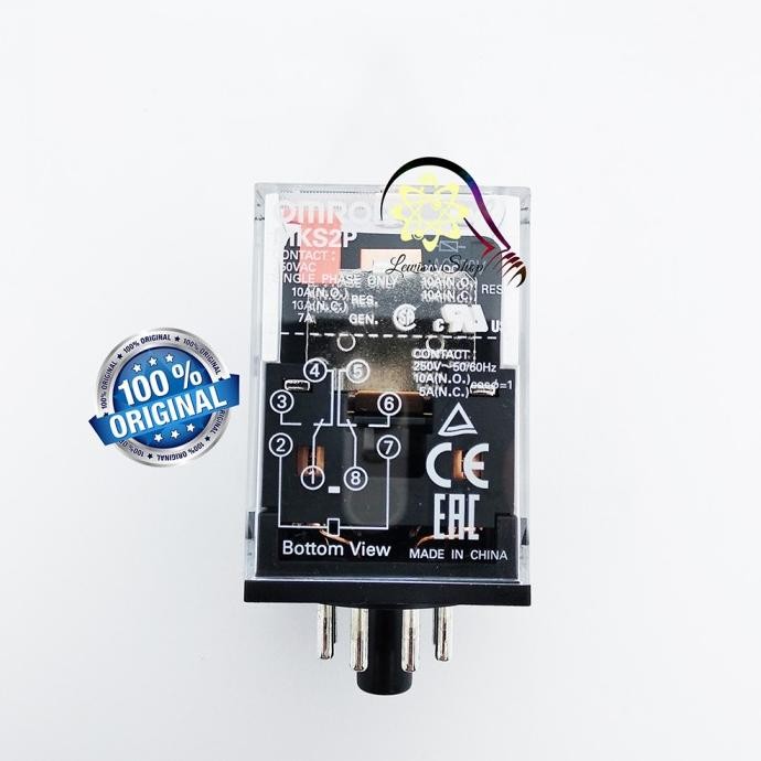 Jual Relay Omron MKS2P 12 Volt DC VDC Original 8 pin | Shopee Indonesia