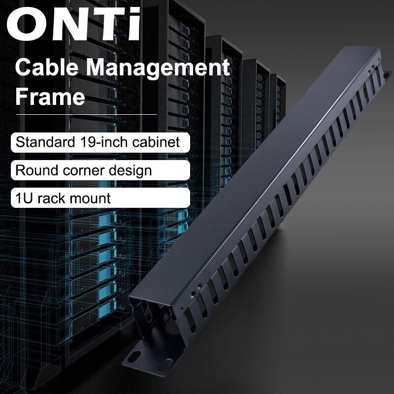 Jual ONTi 1U/2U Cable Management Horizontal Mount 19 inch Server Rack ...