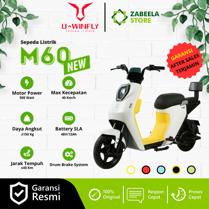 Jual Sepeda Listrik Uwinfly M60 Anti Banjir LANGSUNG KIRIM, Garansi ...