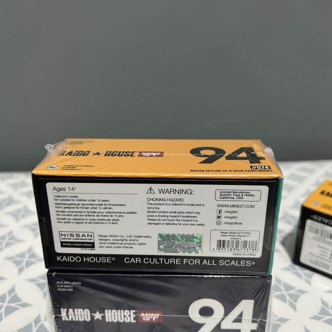 Jual Mini GT Kaido House Skyline R-34 Greddy Green (Sealed) | Shopee ...
