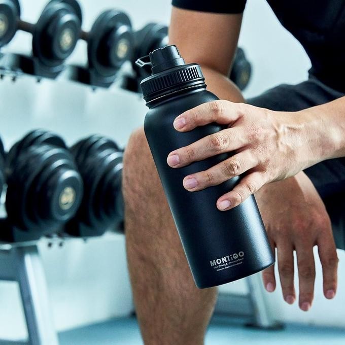 Jual MONTIGO | VACUUM INSULATED TUMBLER ACE BOTTLE MEGA 32OZ - 950ML MARIGOLD 0410T | Shopee ...