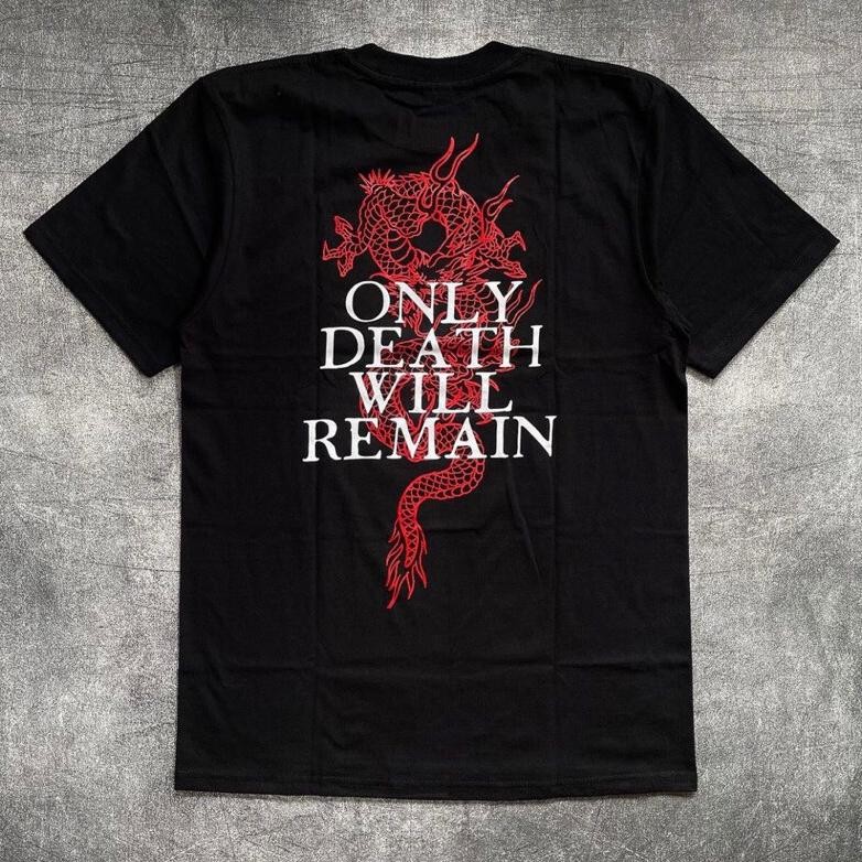 Jual T-Shirt Otwofive Only Death Will Remain Cotton Combad 24S Tebal ...