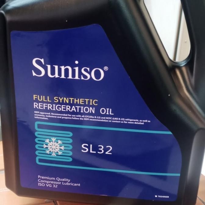Jual Masih Oli Compressor Ac Suniso Sl 32 (Galon 4 Liter) | Shopee Indonesia