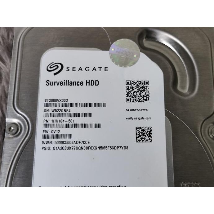 Jual 11.11 Hardisk Seagate Surveillance 2TB Internal (ST2000VX003) HDD ...