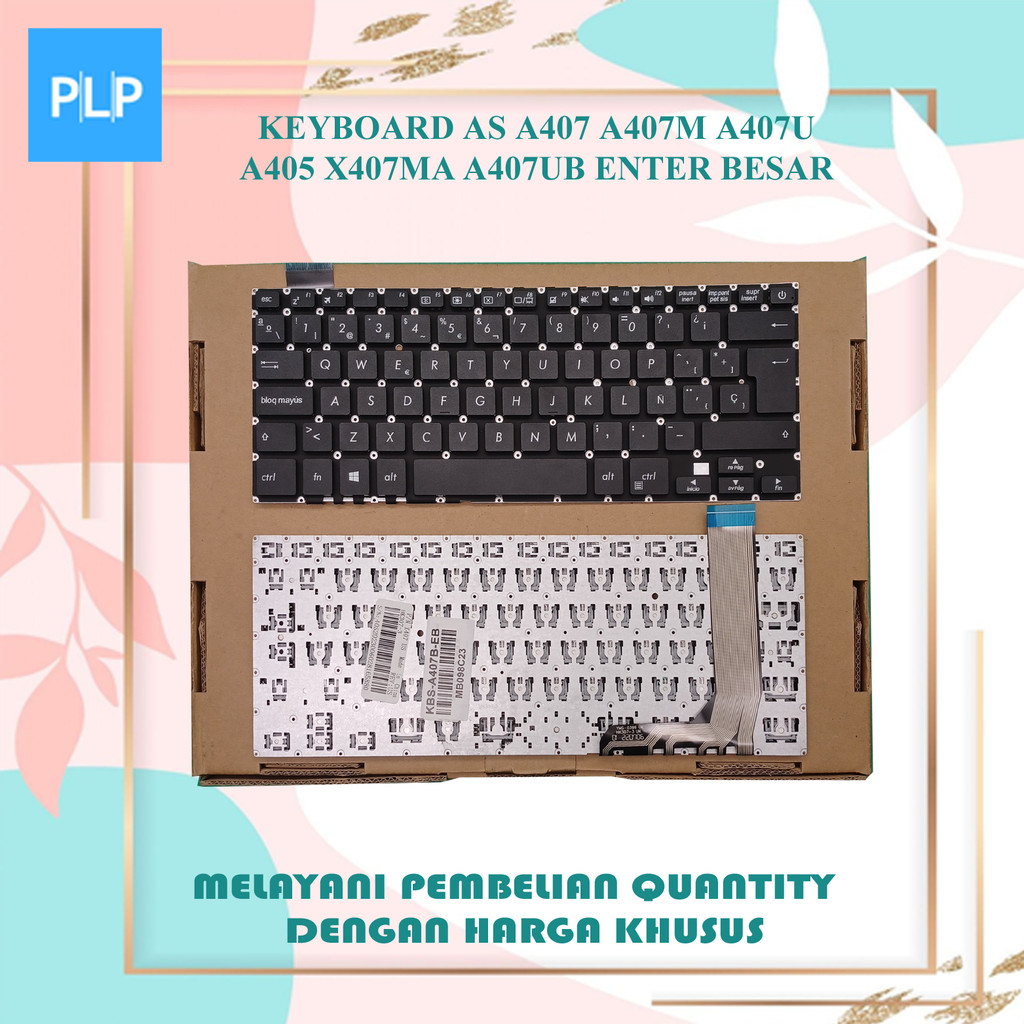 Jual Keyboard AS a407 a407m a407u a407ub a405 x407ma enter besar ...