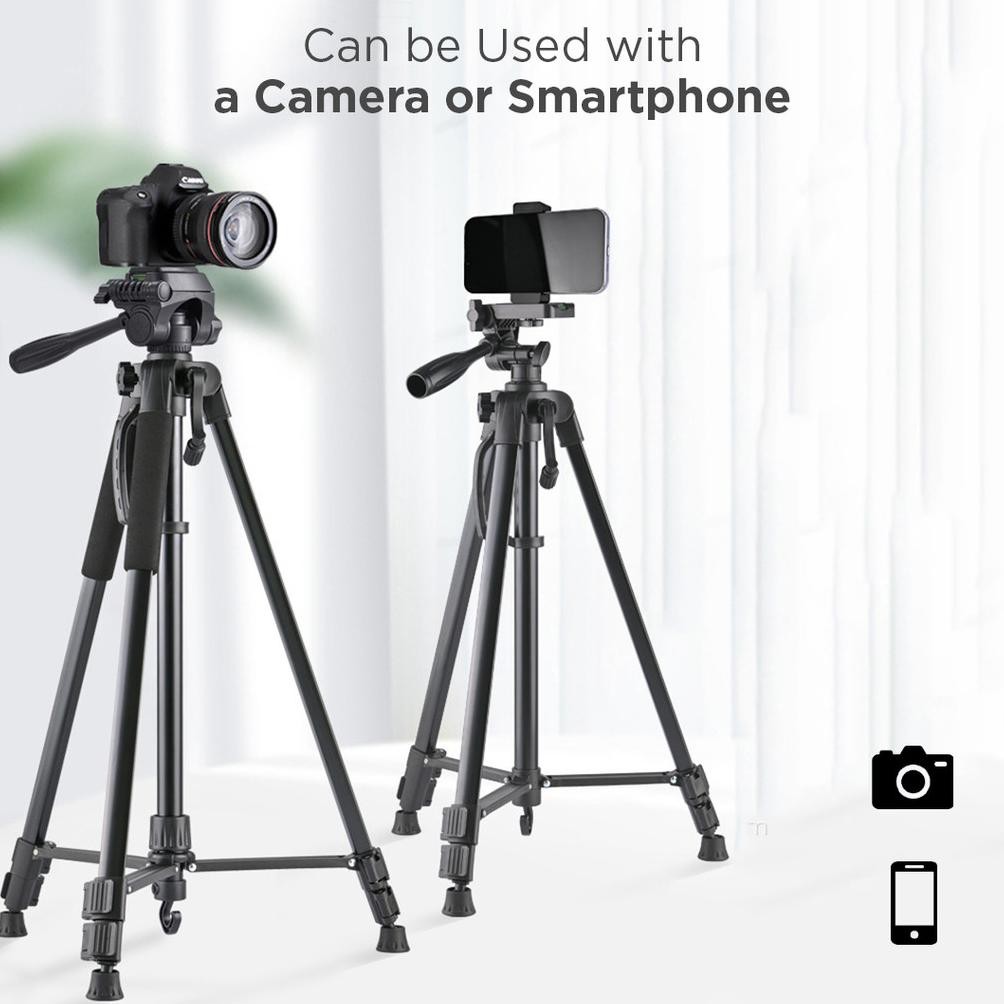 Jual ORIGINAL Tripod TR-3366 - 1,4 Meter - untuk Kamera dan Handphone - Lengkap dengan Holder U ...