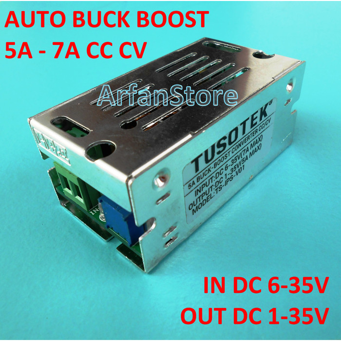 Jual Populer Auto 5A Cc Cv Boost Buck Dc 6-35 To 1-35V Step Up Down ...