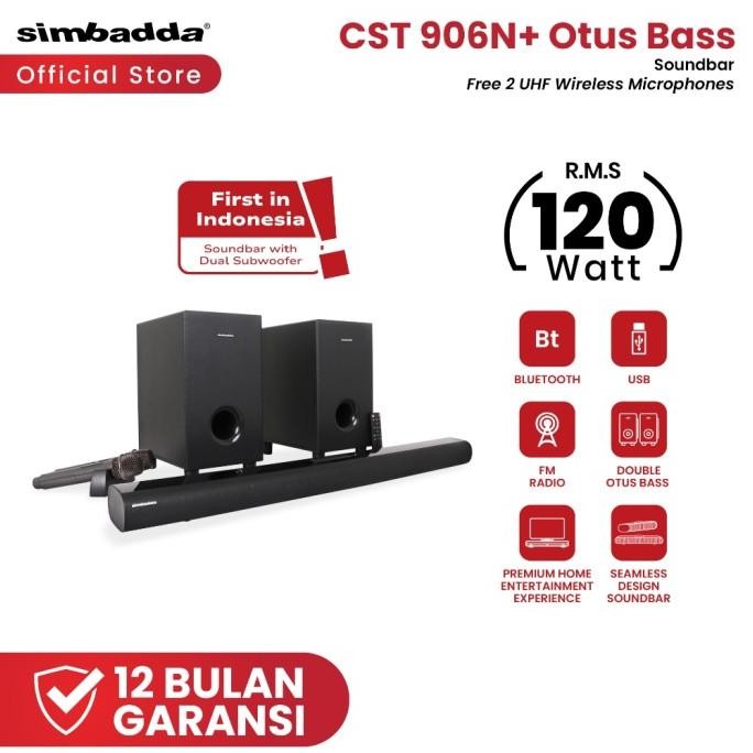 Jual Simbadda CST 906N+ Soundbar Otus Bass Dual Subwoofer Speaker ...