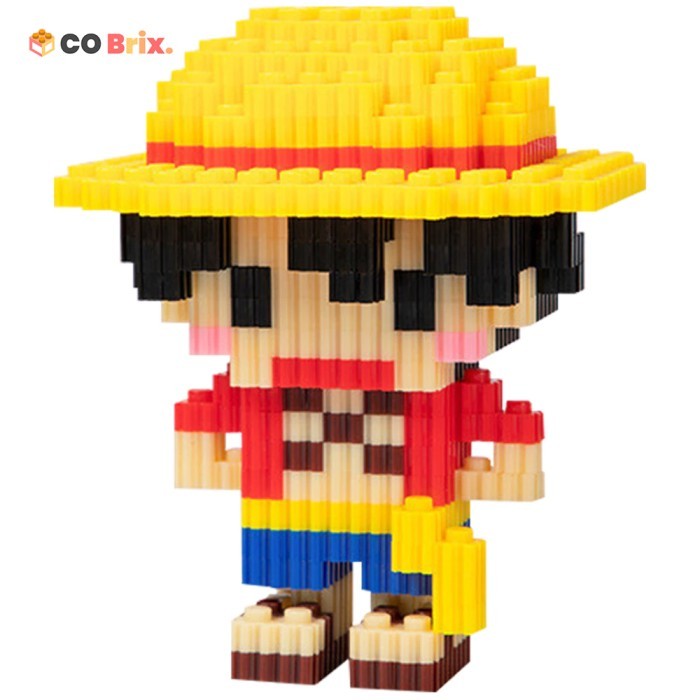 Jual Luffy Nano Block One Piece luffy Seris Karakter Kartun Mainan ...