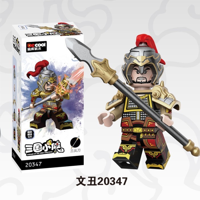 Jual Wen Chou Brick Block DECOOL Three Kingdoms Heroes - dynasty warrior general Samkok | Shopee ...