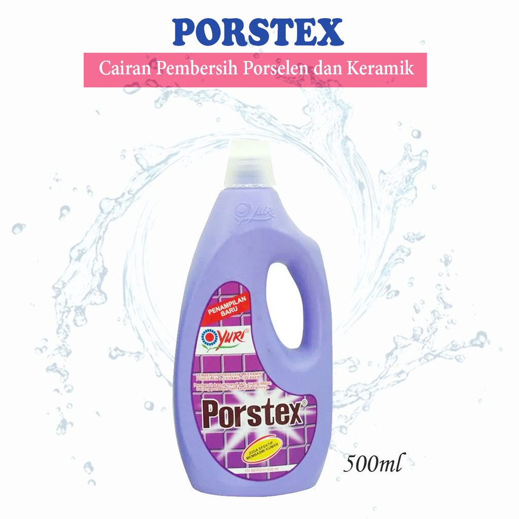 Jual PORSTEX Ungu Cairan Pembersih Keramik dan Porselen 500ml Kemasan ...