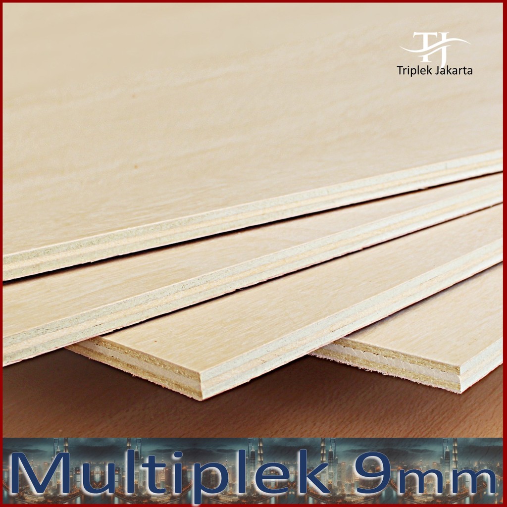 Jual Multiplek 9 mm 100x20 cm | Triplek 9mm 20x100 cm | Palem Grade A ...