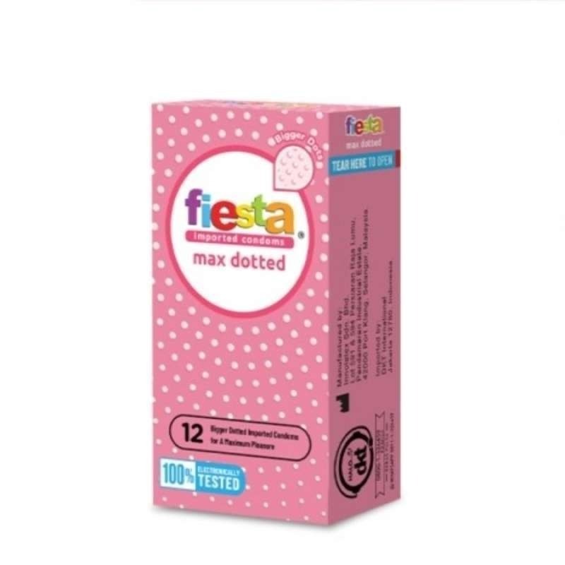 Jual KONDOM FIESTA MAX DOTTED ISI 12 PCS KONDOM GERIGI TERBAIK TERMURAH ...