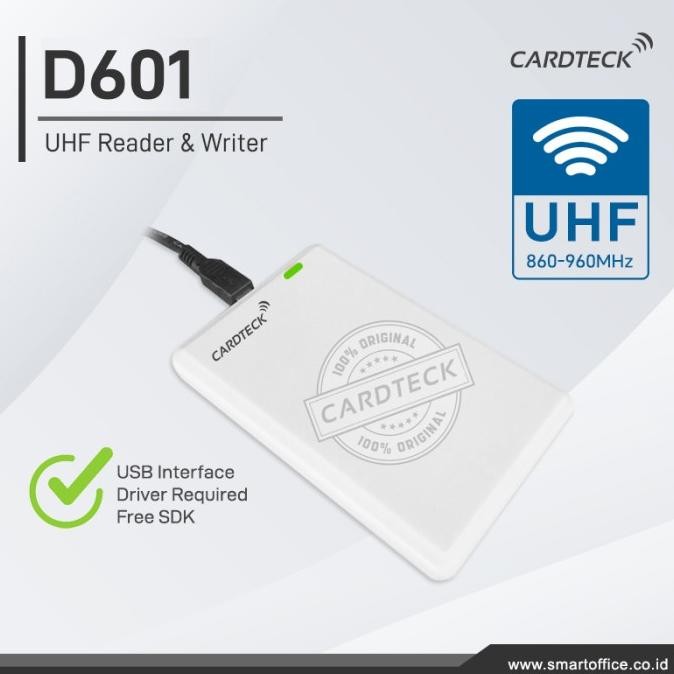 Jual Uhf Rfid Long Range Reader Writer Desktop Usb Cardteck D601 Lite ...