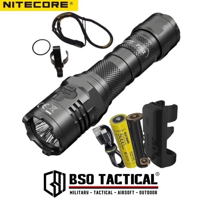 Jual Terbaru! Senter Tactical Nitecore P20Ix Outdoor Flashlight 4000Lm ...