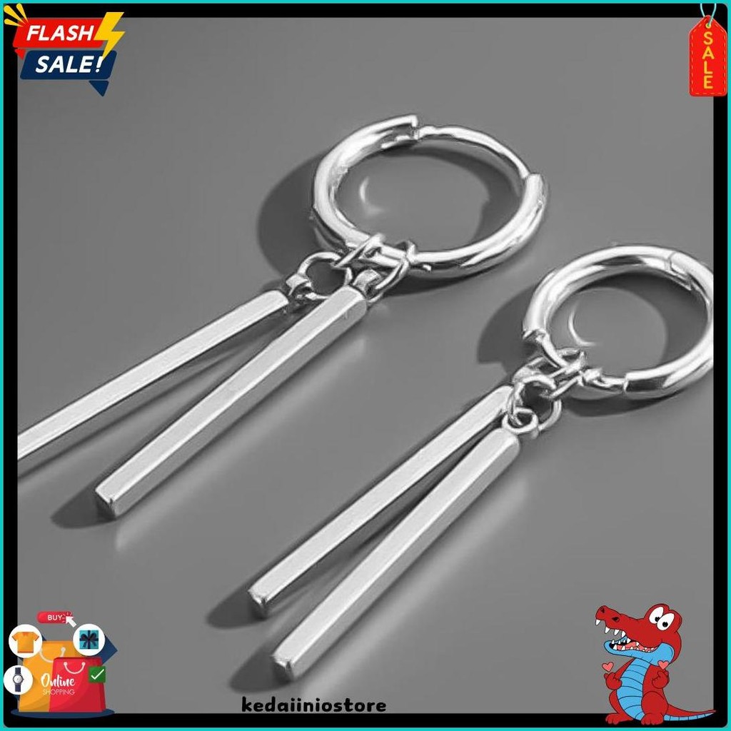 Jual Anting Korea Model Zoro Titanium Anti Karat (Cod) | Shopee Indonesia