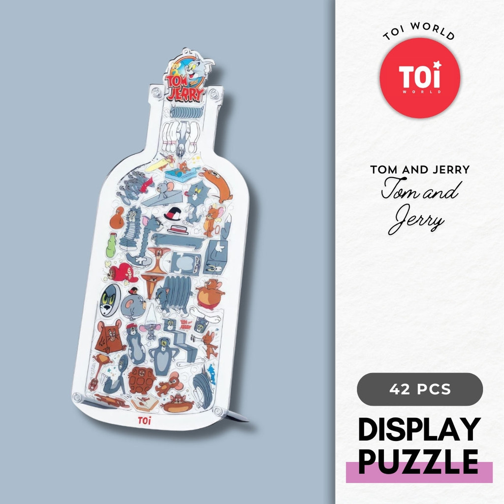 Jual TOI WORLD 10177 Tom and Jerry 42 PCS Crystal Display Puzzle ...