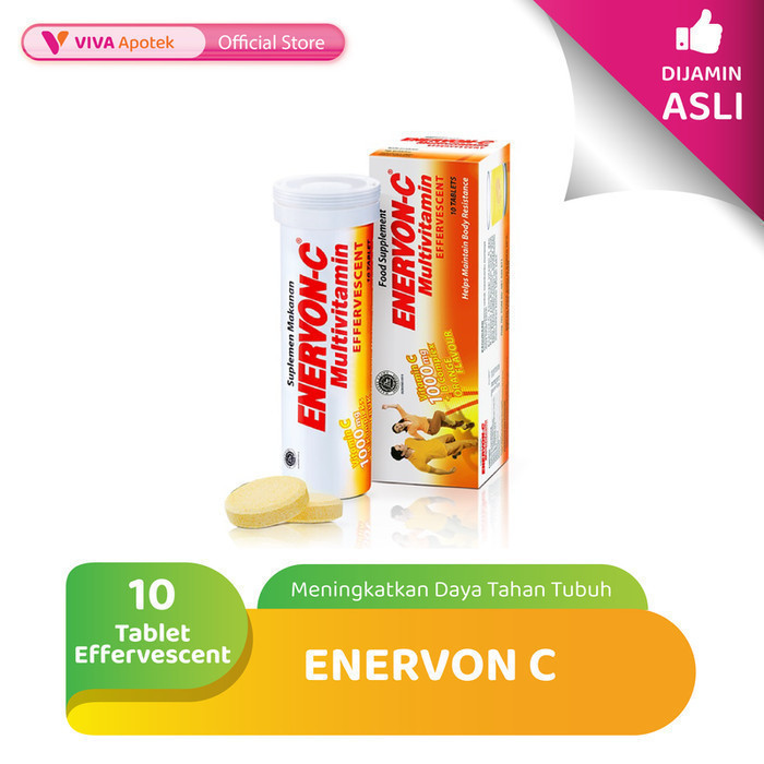 Jual Enervon C Tube untuk Meningkatkan Daya Tahan Tubuh (10 Tablet ...